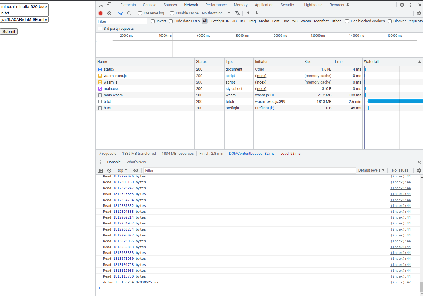 Browser WebAssembly With Google Storage Golang Client Library Nonbei 